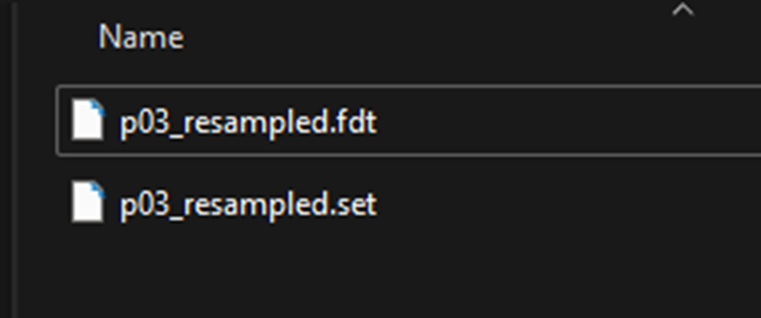 EEG Analysis - Down Sample